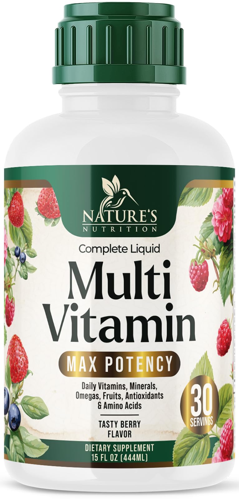 Liquid Multivitamin, Sugar Free Multi Vitamin for Women Men & Kids, Vi ...